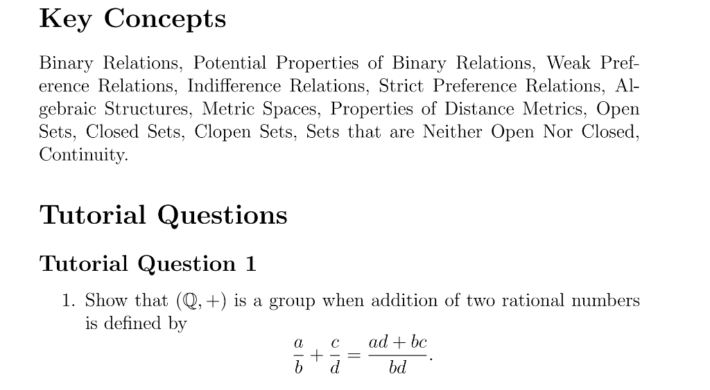 Solved Key Concepts Binary Relations, Potential Properties | Chegg.com