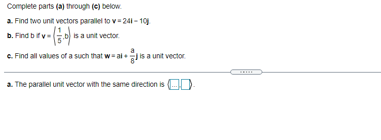 Solved Complete parts (a) through (c) below. a. Find two | Chegg.com