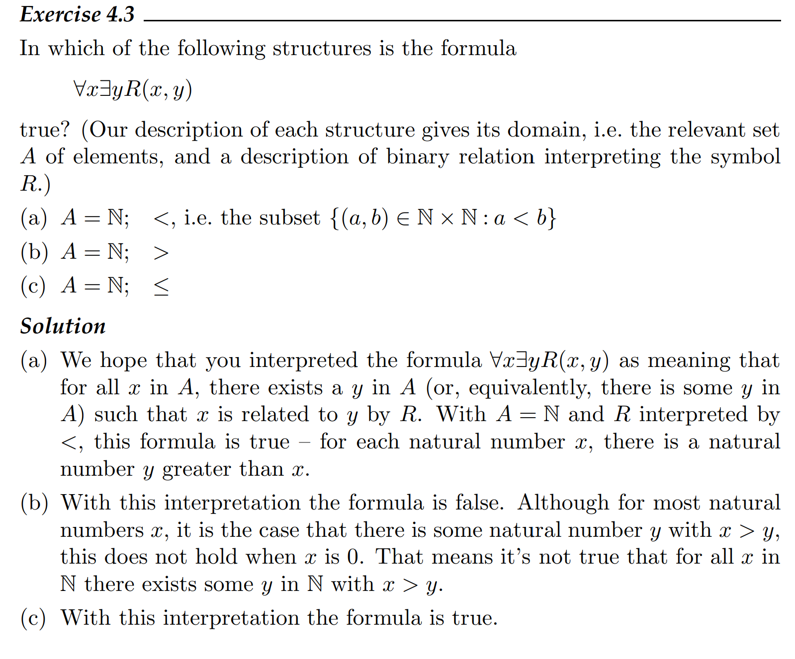 Solved Repeat Exercise 4.3 for each of the following | Chegg.com