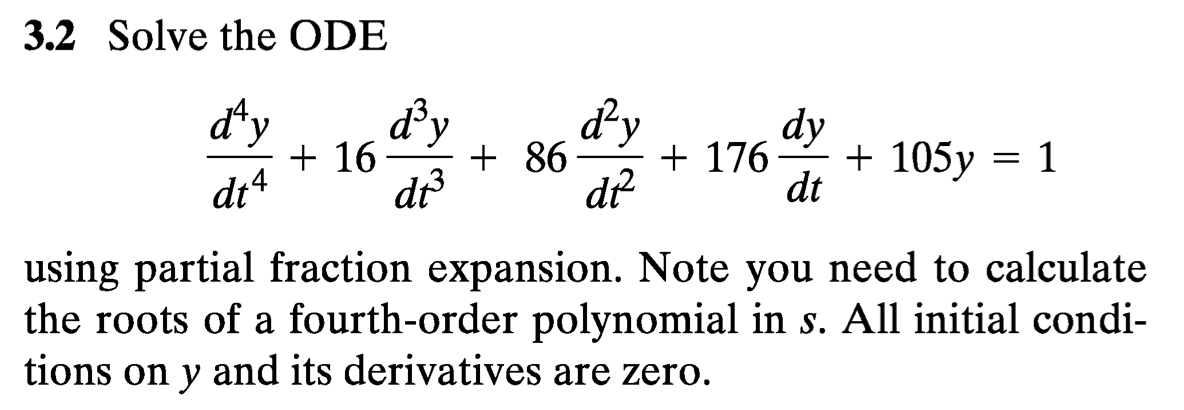 Solved 3.2 Solve the ODE | Chegg.com