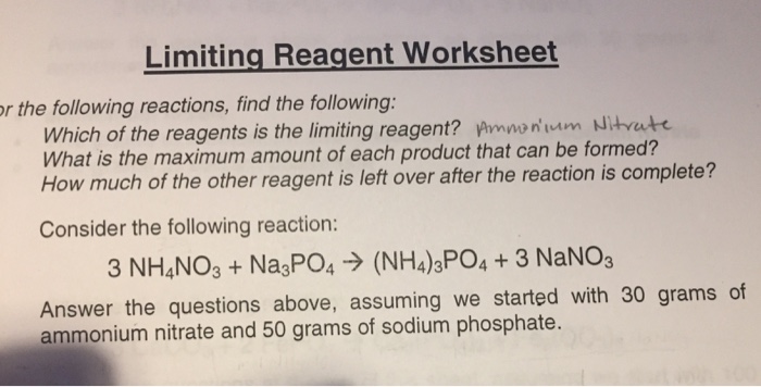 Solved For the following reactions, find the following: | Chegg.com