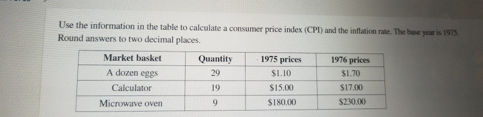 Solved what's the CPI for 1975? what's the CPI for | Chegg.com