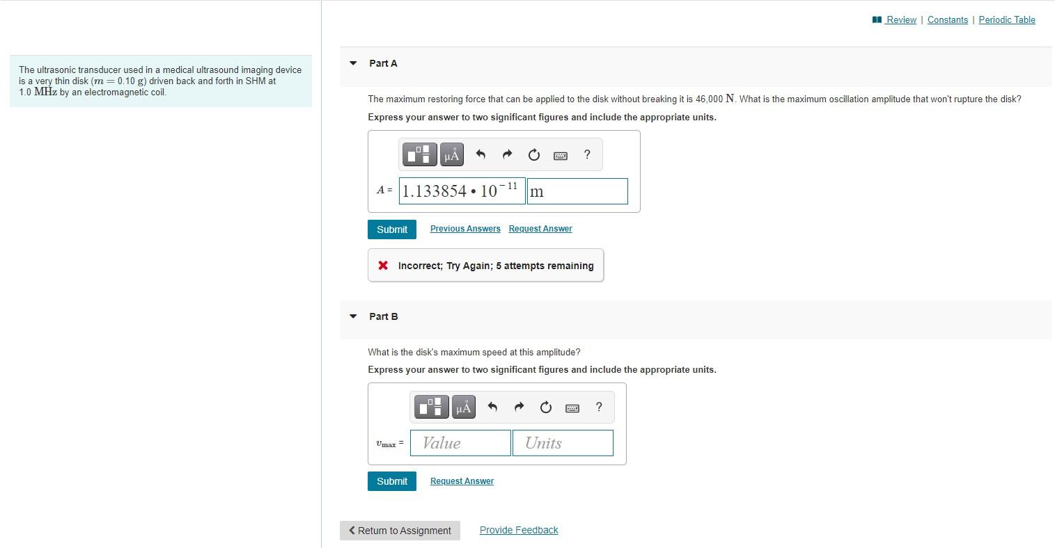 Solved A Review Constants Periodic Table Part A The | Chegg.com