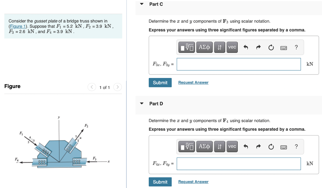 Solved Consider the gusset plate of a bridge truss shown in | Chegg.com