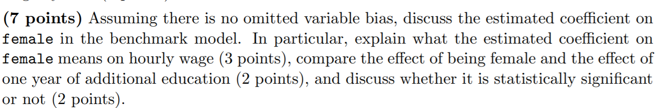 Solved Call: 1m_robust(formula = log(wage) educ + exper + | Chegg.com
