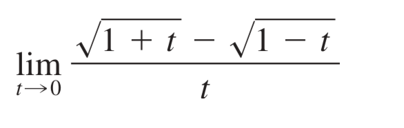 Solved 11 +7 - 11 - 7 lim t-> 0 t | Chegg.com