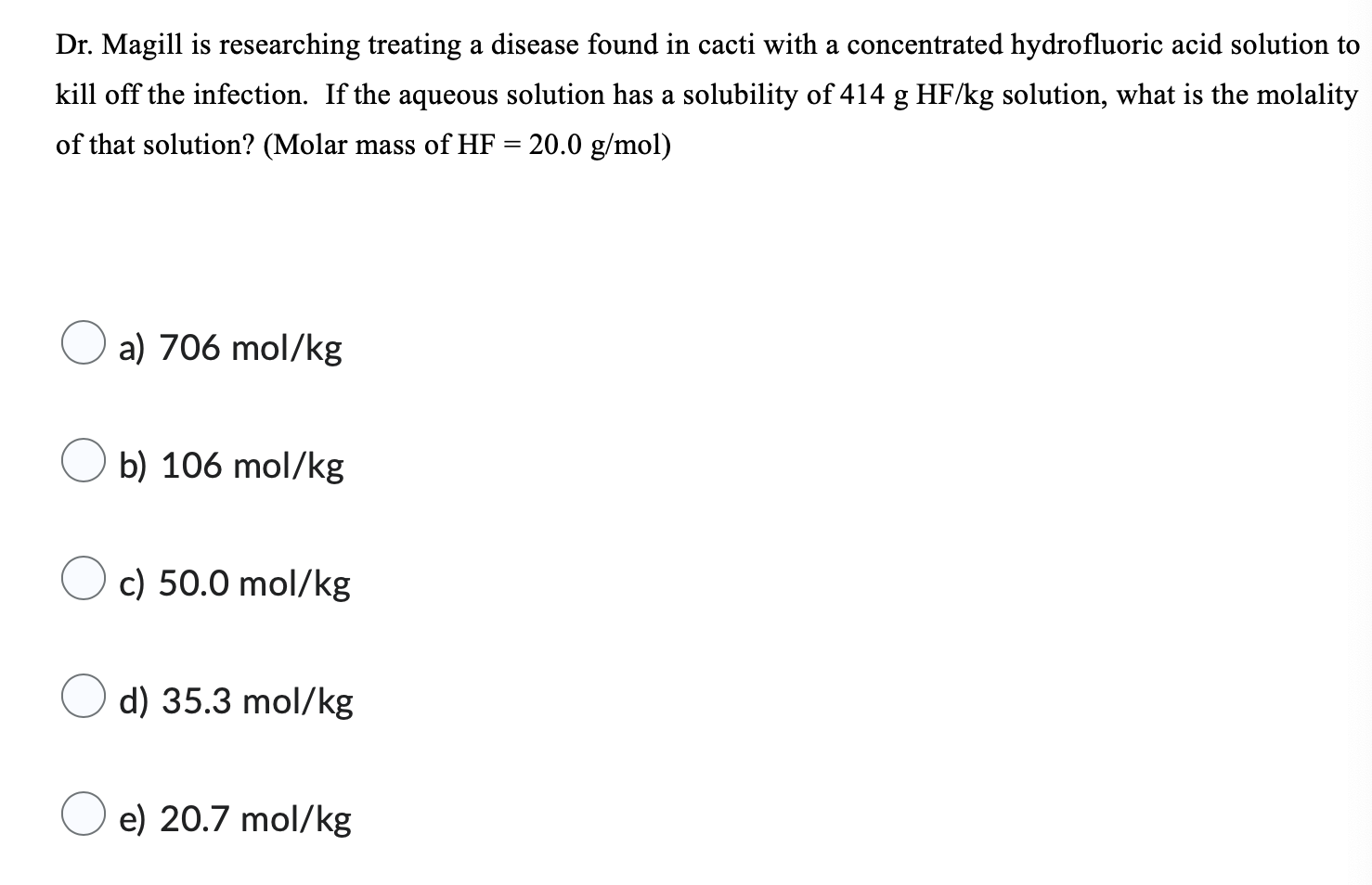 Solved Dr. Magill is researching treating a disease found in | Chegg.com
