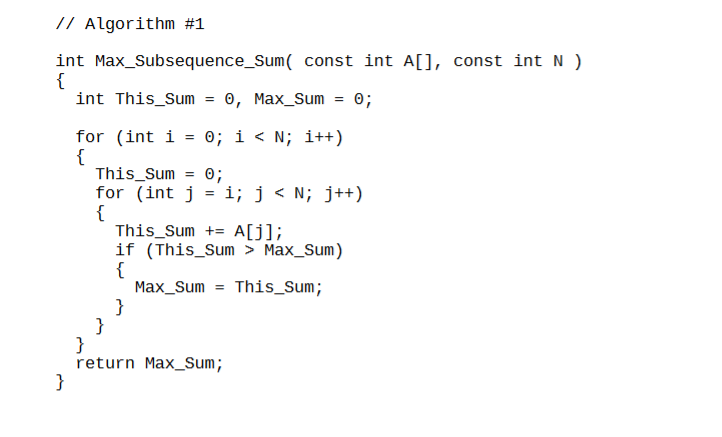Solved Give the upper bound (in "Big-Oh" notation) on the | Chegg.com
