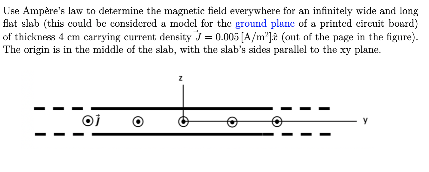 Solved Use Ampère's law to determine the magnetic field | Chegg.com