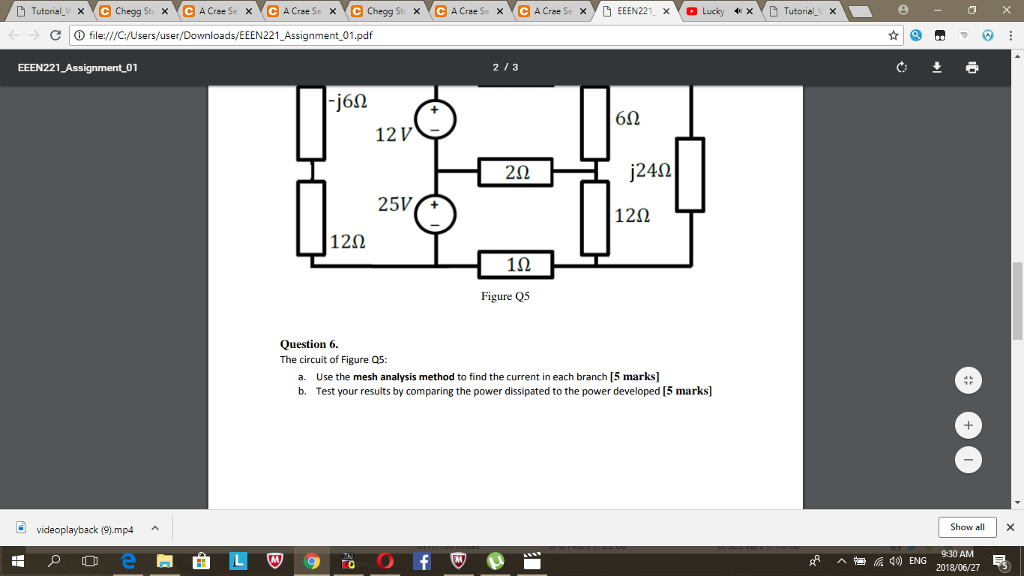 Electrical engineering Archive | June 27 2018 | Chegg.com