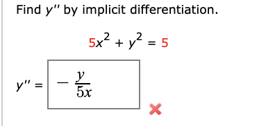 Solved Consider the following equation. 7x2 - y2 = 5 (a) | Chegg.com