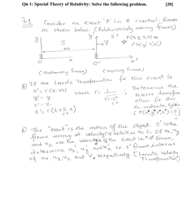Solved Theory of Relativity, Fundamentals of Atomic Physics | Chegg.com