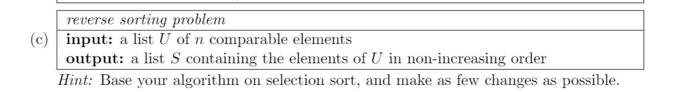 Solved For each of the following problems: design a naive | Chegg.com