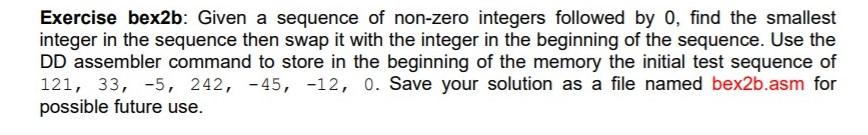 Solved Exercise bex2b: Given a sequence of non-zero integers | Chegg.com