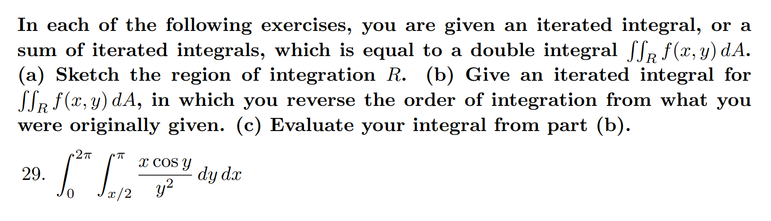 Solved In each of the following exercises, you are given an | Chegg.com