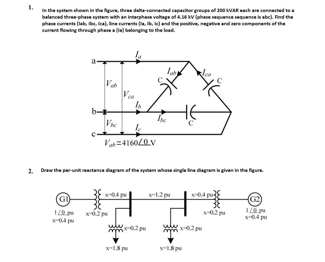 Solved 1. In the system shown in the figure, three | Chegg.com