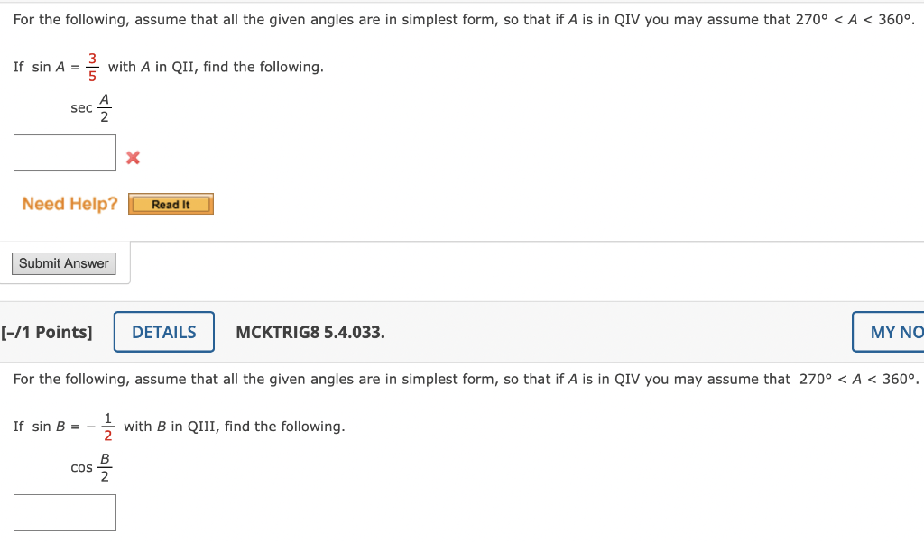Solved For the following, assume that all the given angles | Chegg.com