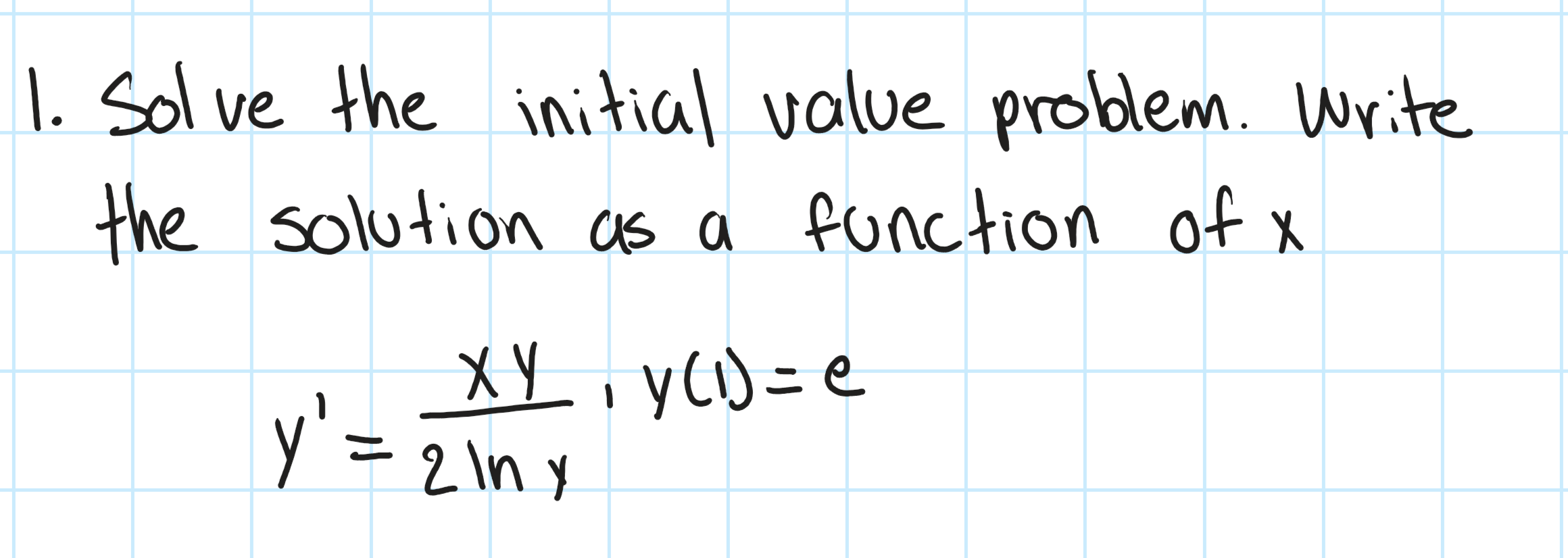 Solved Solve the initial value problem. Writethe solution as | Chegg.com