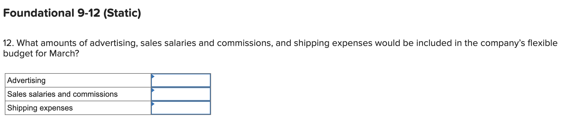 Solved The Foundational 15 (Static) [LO9-1, LO9-2, LO9-4, | Chegg.com