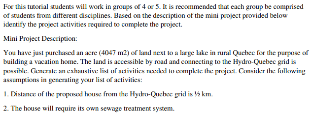 For this tutorial students will work in groups of 4 | Chegg.com