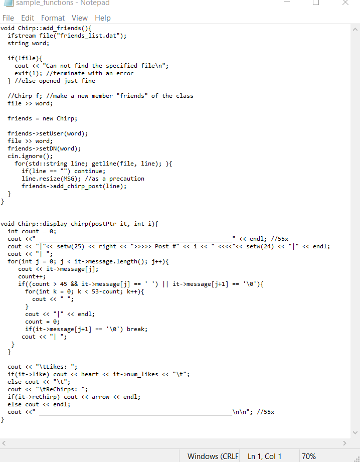 [ENSC 251): SOFTWARE DESIGN & ANALYSIS FOR ENGINEERS | Chegg.com