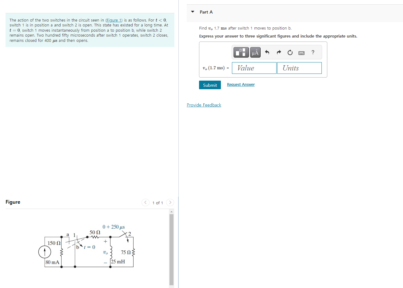 Solved The action of the two switches in the circuit seen in | Chegg.com