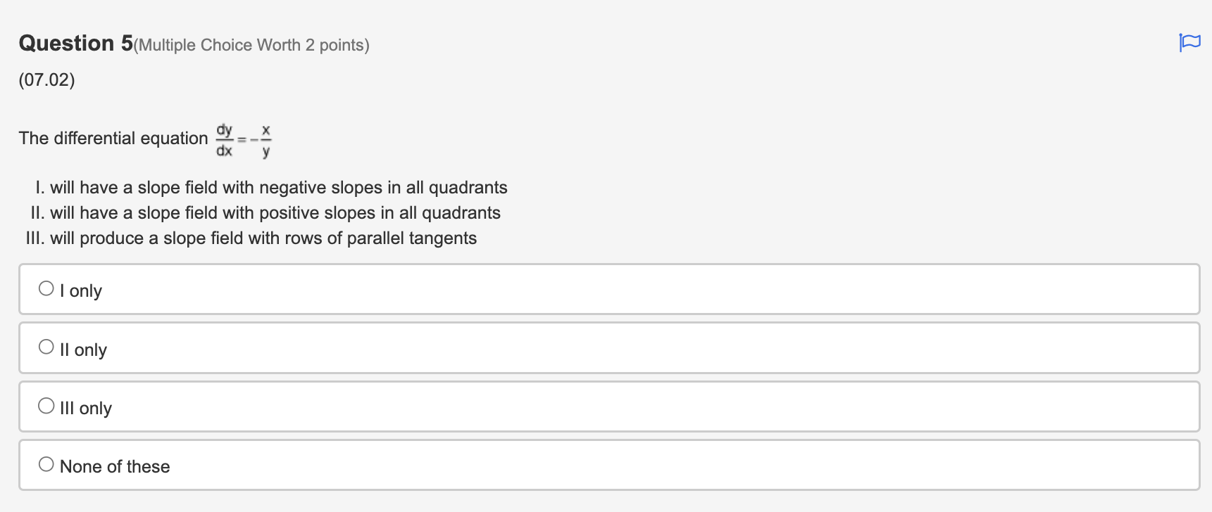 Solved Question 5(Multiple Choice Worth 2 points) (07.02) | Chegg.com