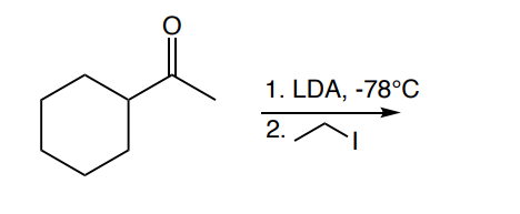 Solved 1. LDA, -78°C 2. | Chegg.com