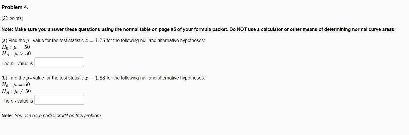 Solved Problem 4. (22 points) Note: Make sure you answer | Chegg.com