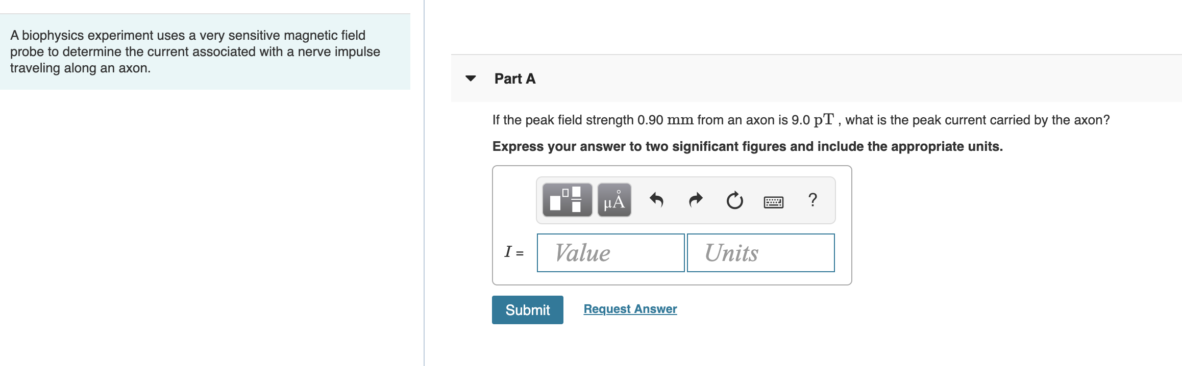 Solved A biophysics experiment uses a very sensitive | Chegg.com