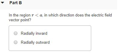 Solved Part B In the region r