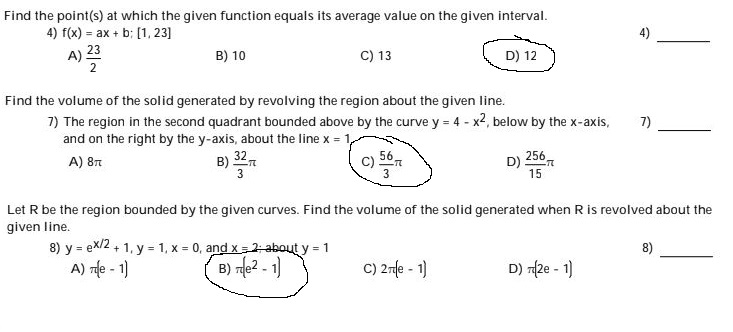 Solved Find the point(s) at which the given function equals | Chegg.com