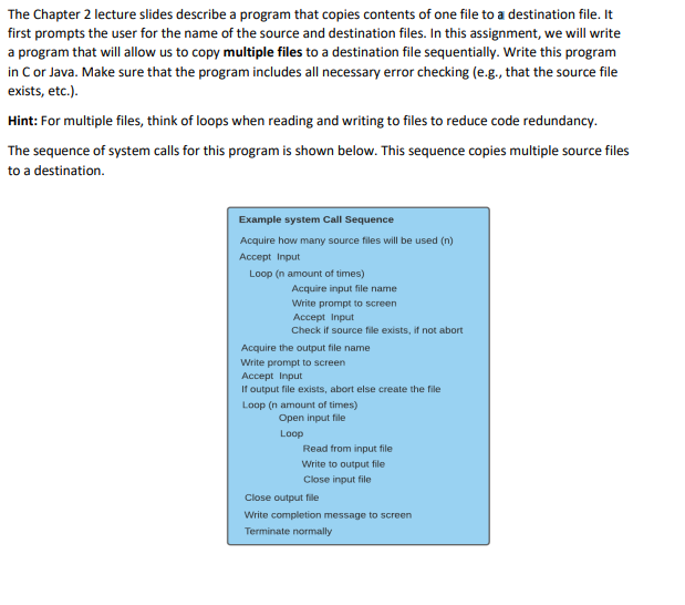 Solved The Chapter 2 lecture slides describe a program that | Chegg.com