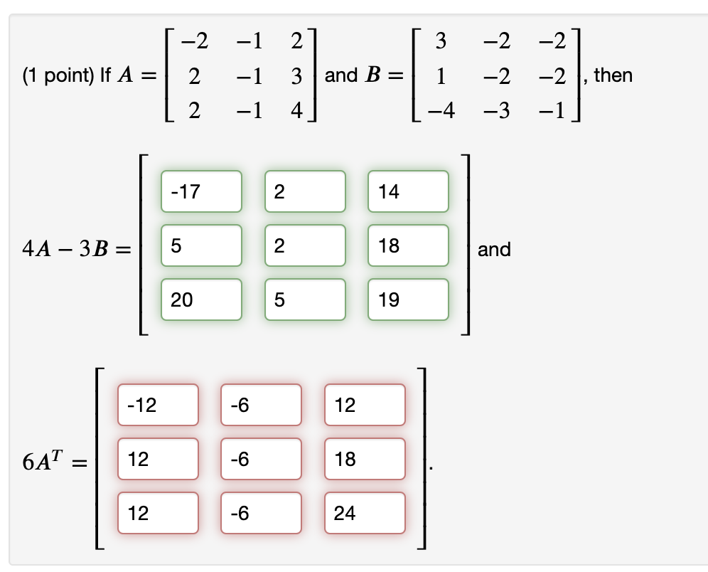 Solved (1 point) If | Chegg.com