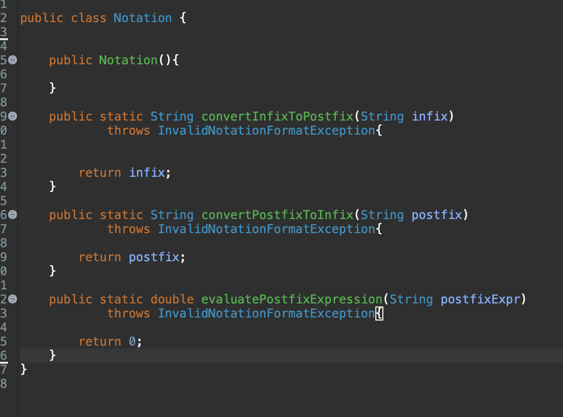 Solved How to make a method which converts postfix to infix | Chegg.com