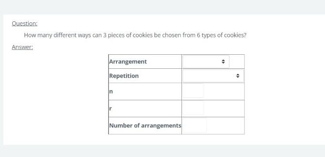 Solved Question: How many different ways can 3 pieces of | Chegg.com