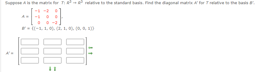 Solved - 1 Suppose A is the matrix for T: R3 R3 relative to | Chegg.com