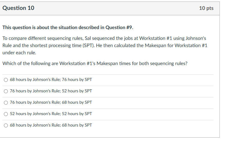 Solved Questions \#9 and \#10 are about the following | Chegg.com