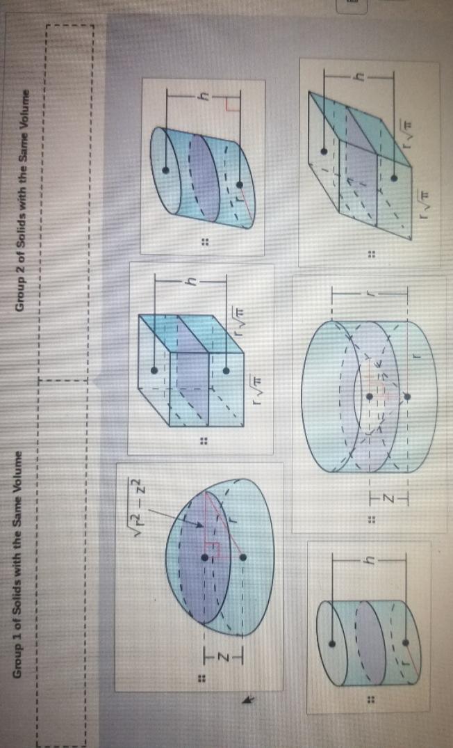 Solved Use cavalieri's principle to group solids together | Chegg.com
