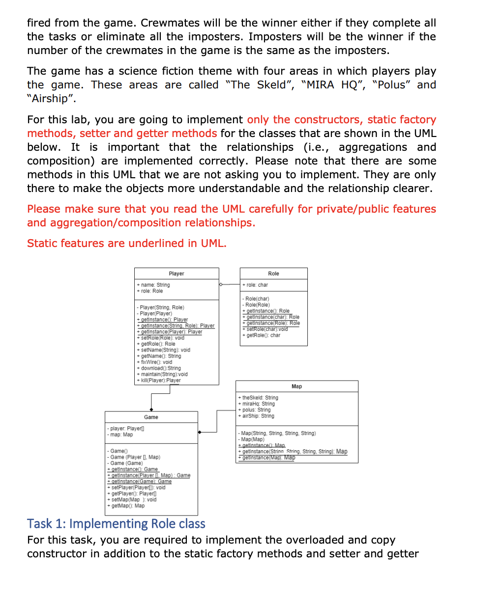 1- creating a correct aggregation and composition | Chegg.com