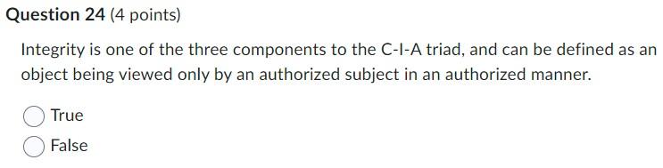 Solved Interception, Modification, Fabrication, and | Chegg.com