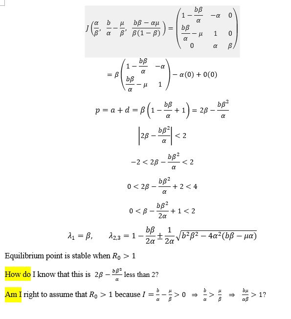 Solved This is SIR model, Difference equation. I need an | Chegg.com