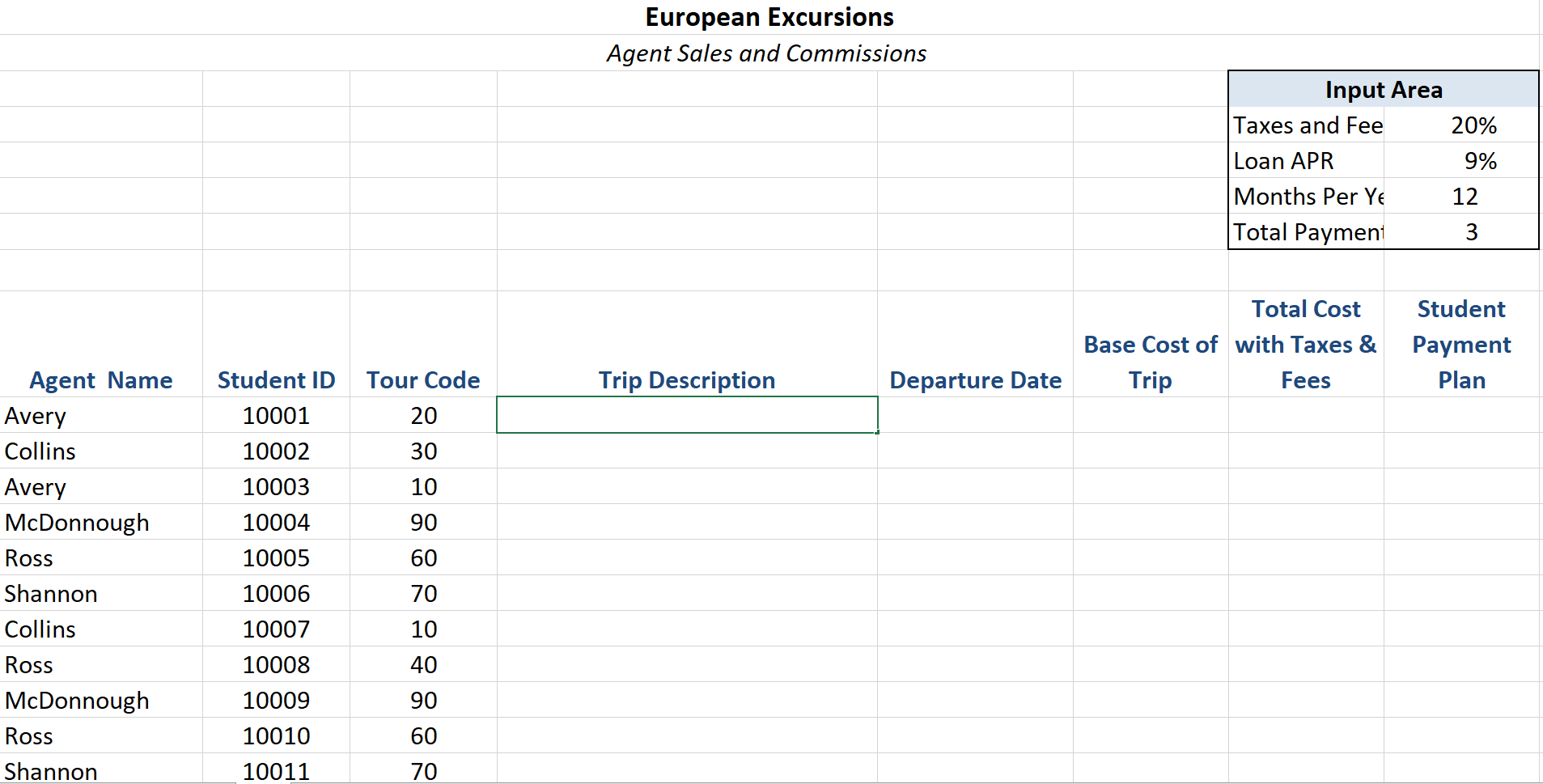 2. Insert Functions and Formulas at DATA worksheet At | Chegg.com