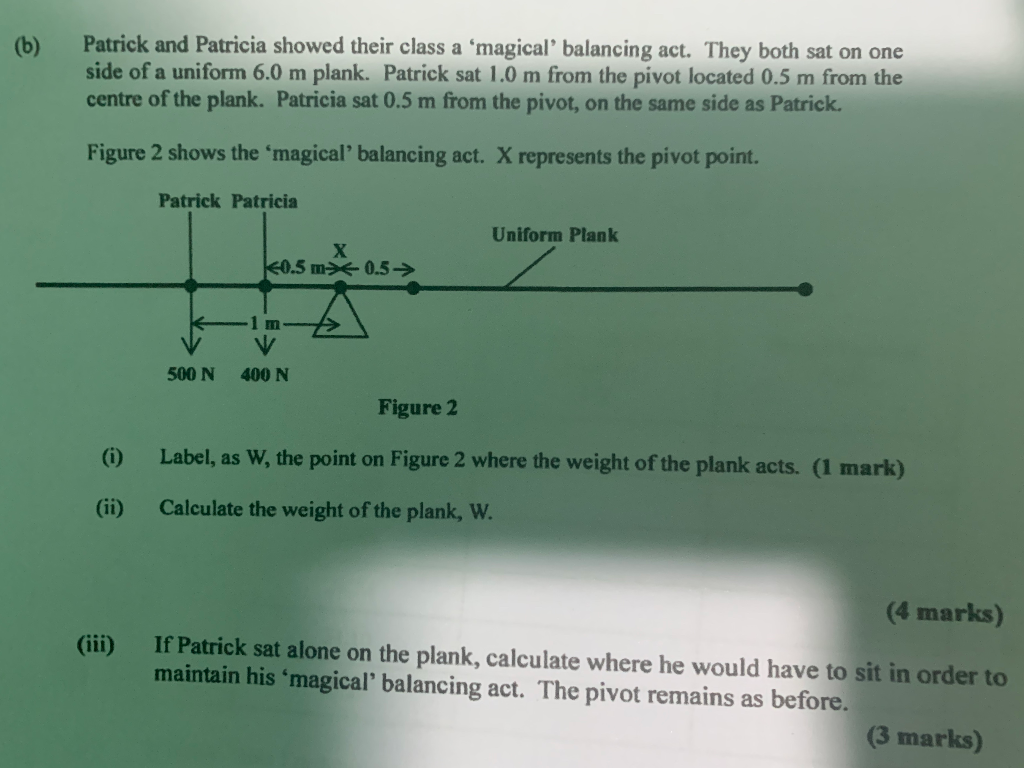 Solved (b) Patrick and Patricia showed their class a | Chegg.com
