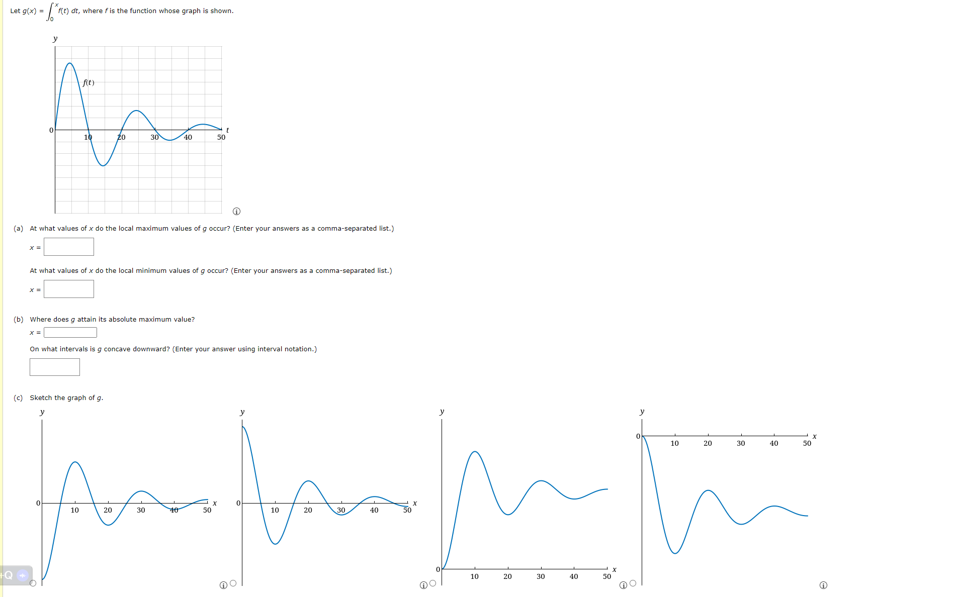 Solved The x y-coordinate plane is given. The curve begins | Chegg.com