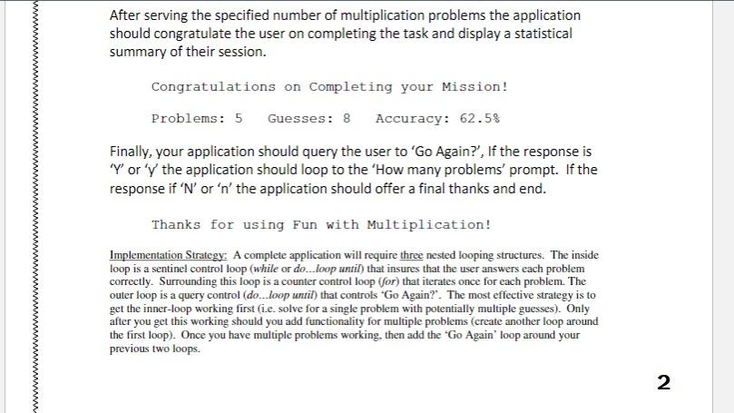 Solved Objective: To create a Just BASIC console application | Chegg.com