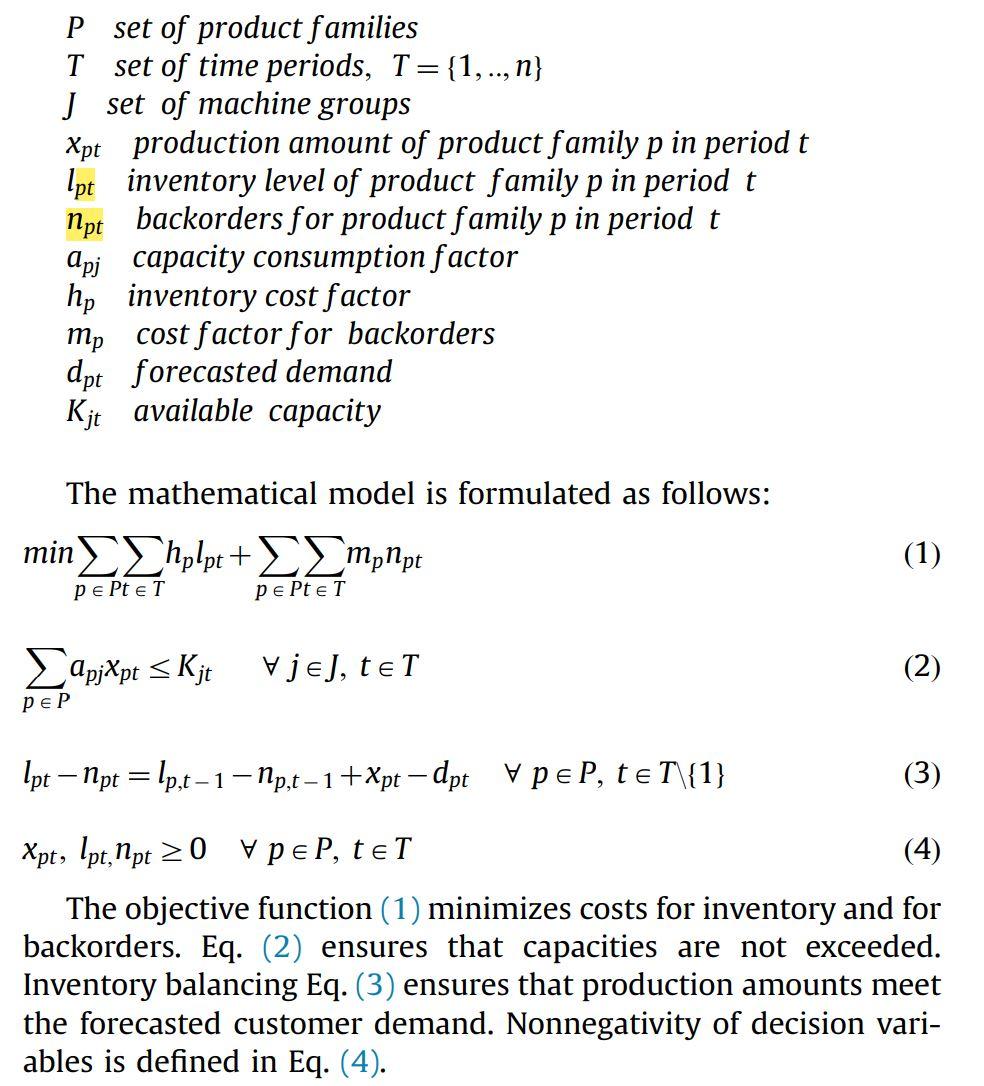 The mathematical model is formulated as follows: | Chegg.com