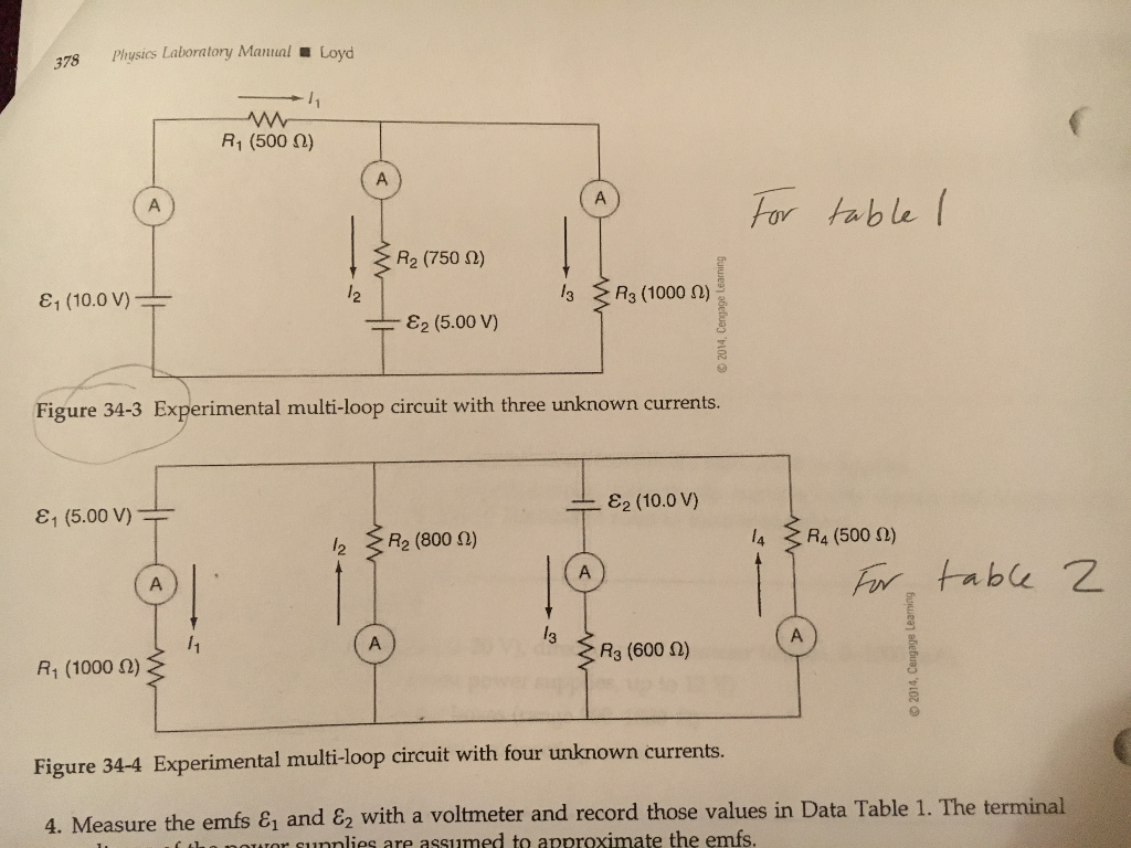 Using these multi-loop circuits, calculate | Chegg.com
