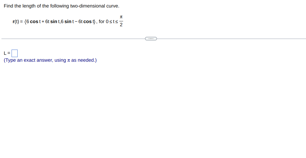 Solved Find The Length Of The Following Two Dimensional 
