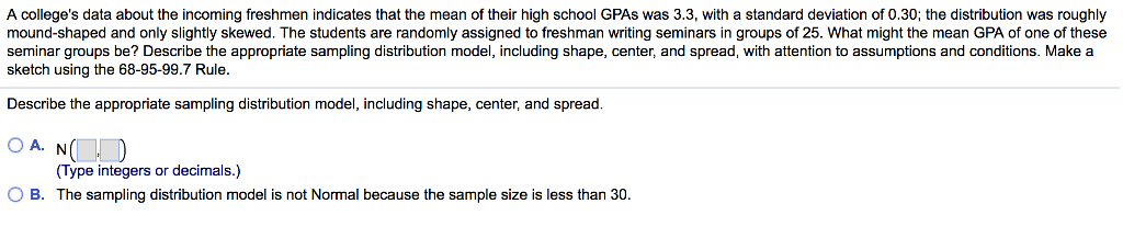Solved A college's data about the incoming freshmen | Chegg.com